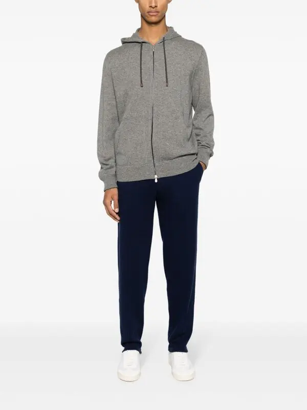 Brunello Cucinelli Monili-drawstring Track Pants - Blue