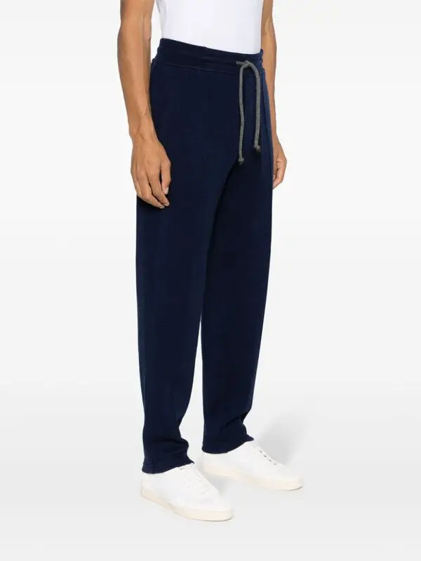 Brunello Cucinelli Monili-drawstring Track Pants - Blue