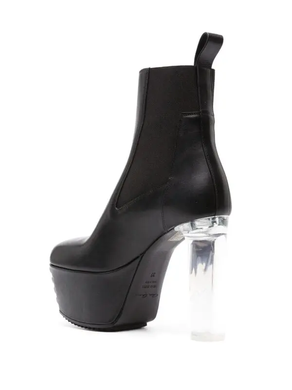 Rick Owens 160mm Open-toe Leather Heeled Boots