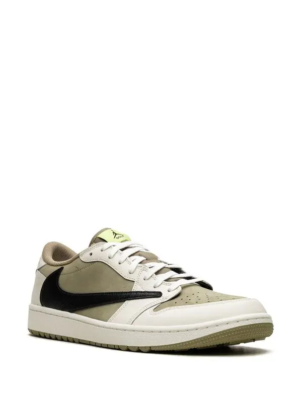 JORDAN X Travis Scott Air 1 Low Golf Sneakers - White