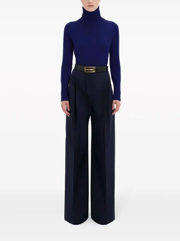 Victoria Beckham Roll-neck Fine-knit Jumper