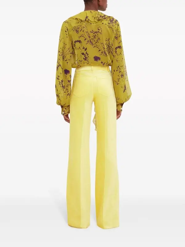 Victoria Beckham Romantic Floral-print Blouse
