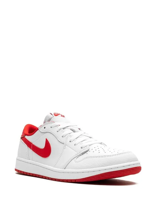JORDAN Air 1 Low Og University Red Sneakers - White