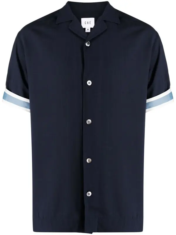 CHE Valbonne Short-sleeved Shirt - Blue
