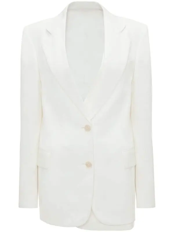 Victoria Beckham Asymmetric Double-layered Blazer