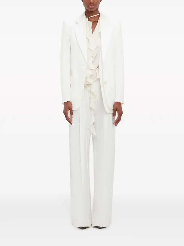 Victoria Beckham Asymmetric Double-layered Blazer