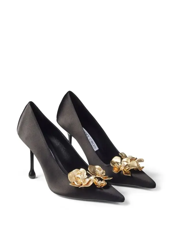 JIMMY CHOO Ixia Heeled Pumps - Black
