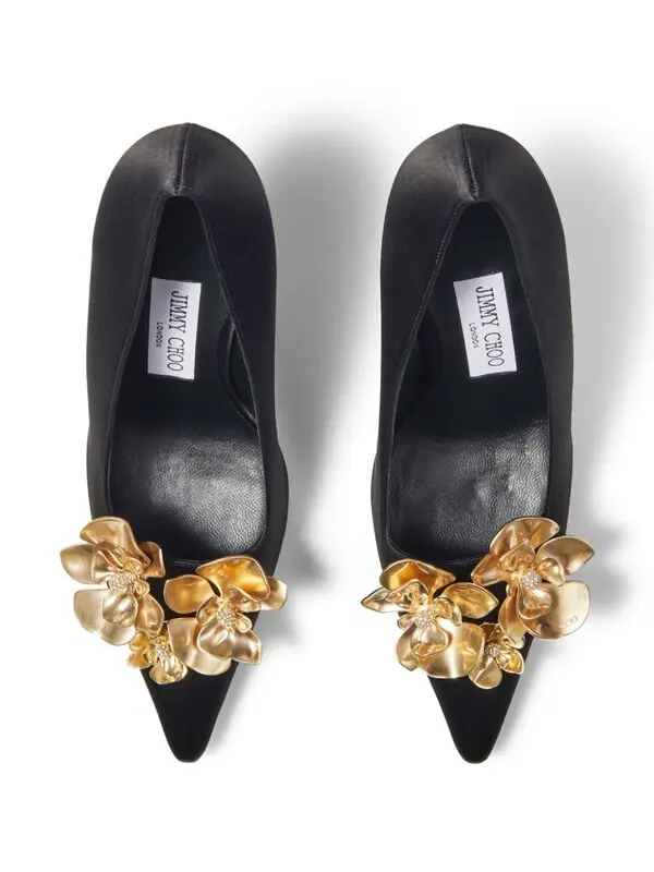 JIMMY CHOO Ixia Heeled Pumps - Black