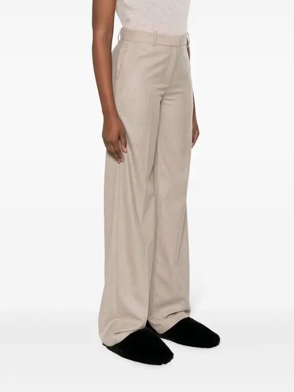 Magda Butrym Tailored Cashmere Wide-leg Trousers