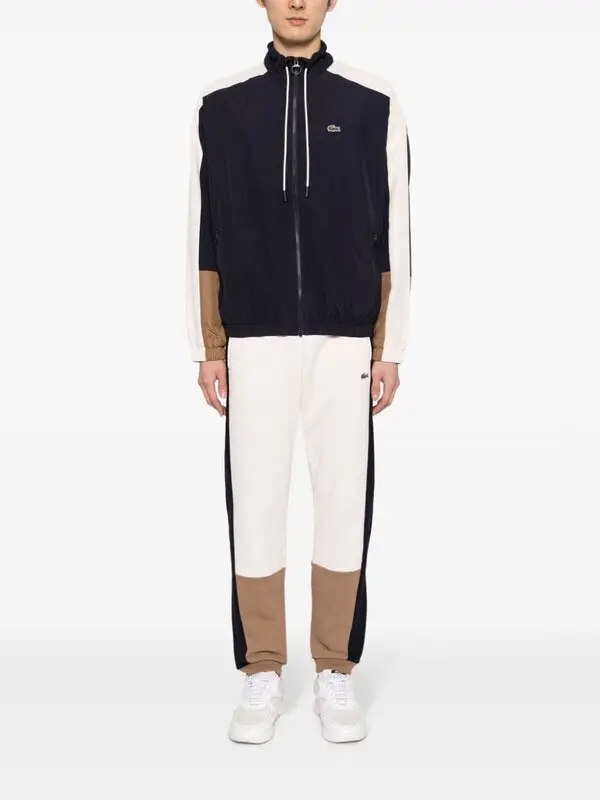 Lacoste Logo-embroidered Colour-block Track Pants