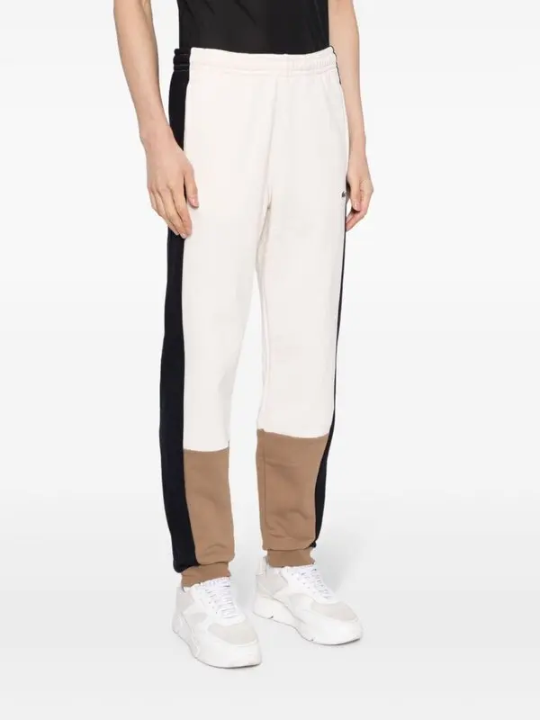 Lacoste Logo-embroidered Colour-block Track Pants