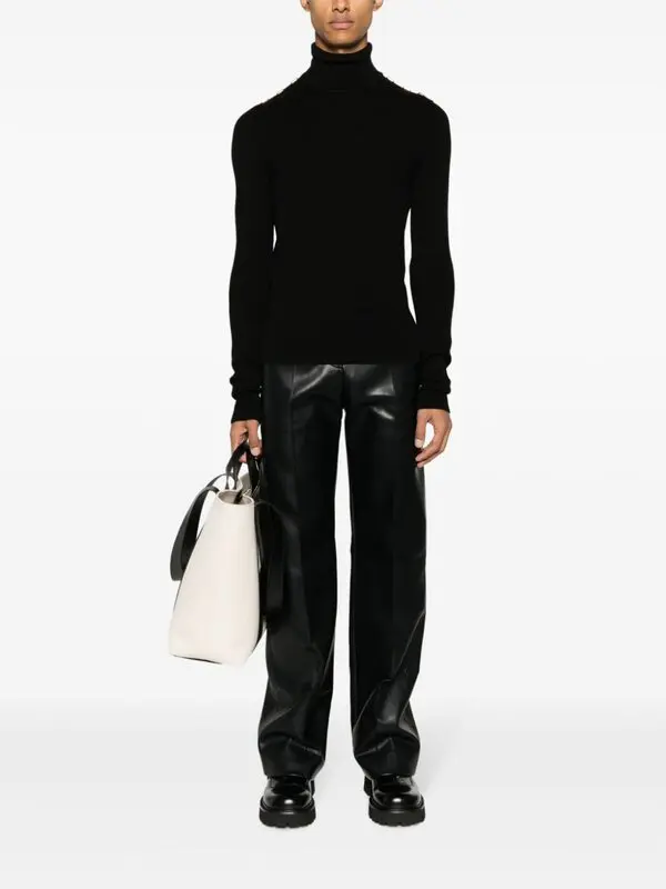 Balmain Decorative-buttons Wool Jumper - Black