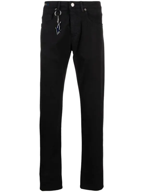 Paul & Shark Slim-cut Trousers - Black