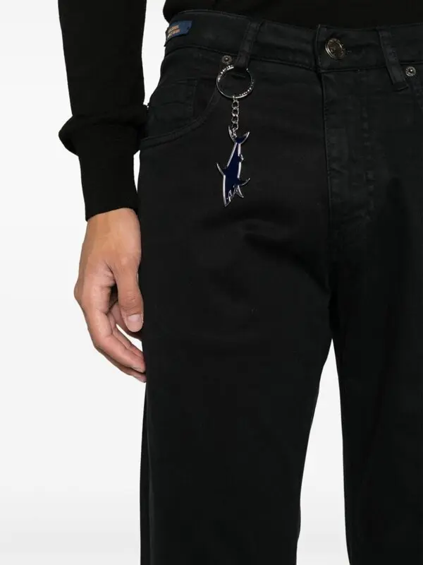 Paul & Shark Slim-cut Trousers - Black