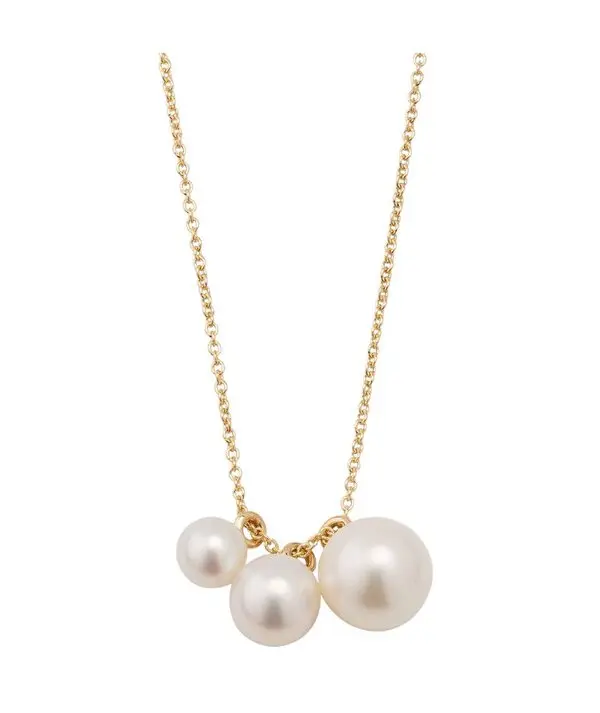 Sophie Bille Brahe 14k Recycled Yellow Stella Pearl Necklace - Gold