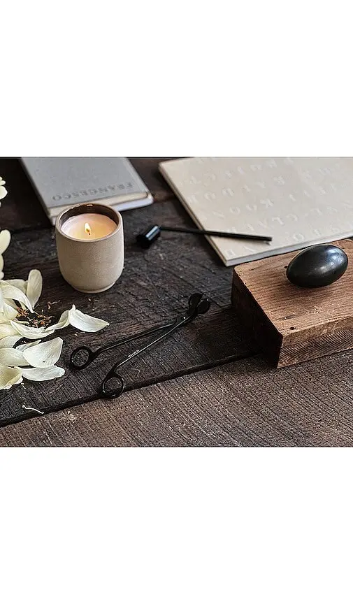 HOMECOURT Candle Accessory Duo In Black