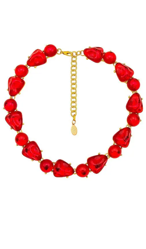 8 Other Reasons Rocks Necklace - Red