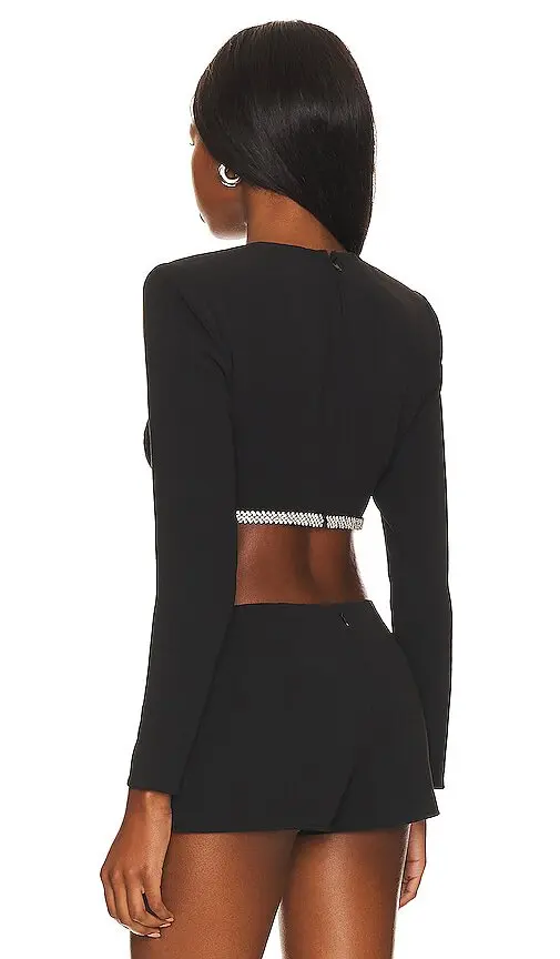 LOVERS AND FRIENDS X Rachel Cosette Embellished Crop Top