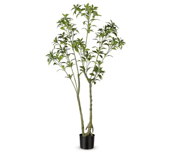 SAFAVIEH Faux 60' Potted Pieris Japonica - One-color