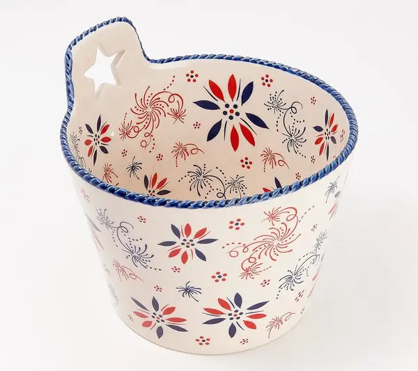 TEMP-TATIONS As Is Patriotic 2-qt Mixing Bowl - One-color
