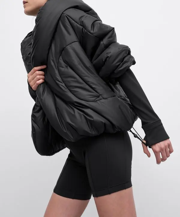 Lululemon Hooded Insulated Wrap - Black | Editorialist