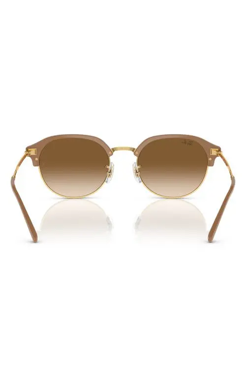 Ray-ban Clubmaster 53mm Sunglasses - Beige