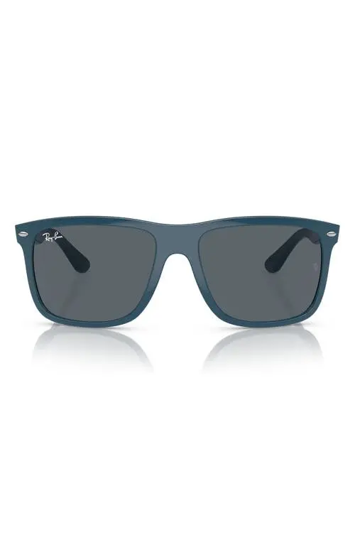 Ray-ban 57mm Square Frame Sunglasses - Blue