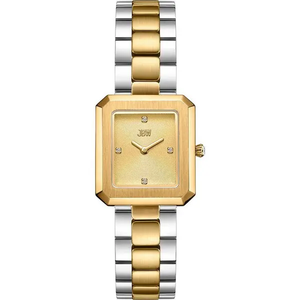 JBW Arc Single Essential Lab-created Diamond Bracelet Watch - Two-tone