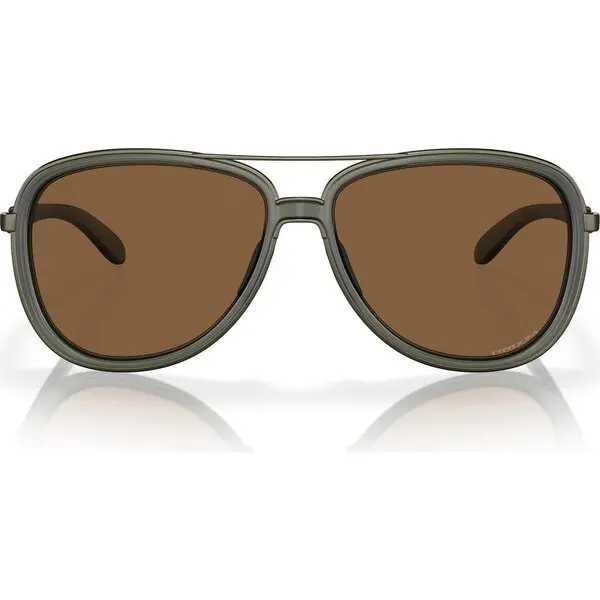Oakley Split Time Aviator Sunglasses - Olive