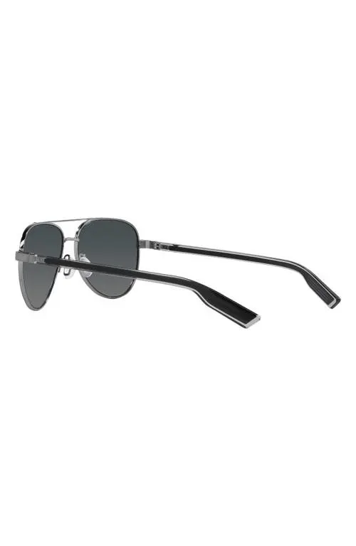 COSTA DEL MAR Peli Aviator Sunglasses - Dark Gunmetal