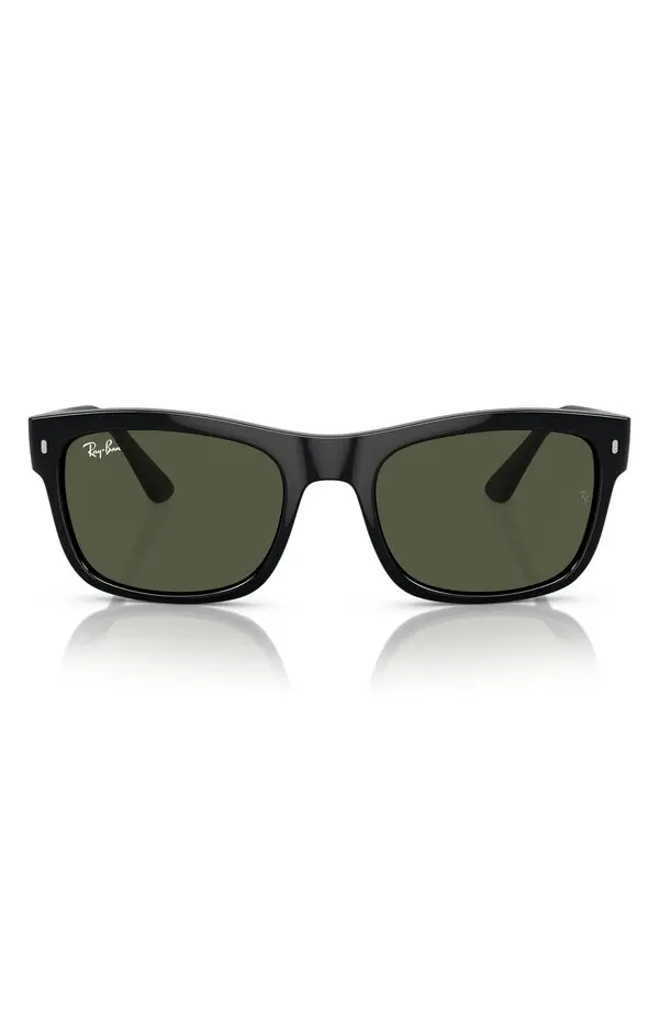 Ray-ban 56mm Rectangle Sunglasses - Black