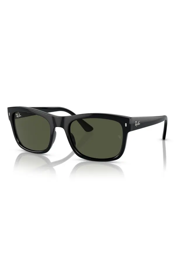 Ray-ban 56mm Rectangle Sunglasses - Black