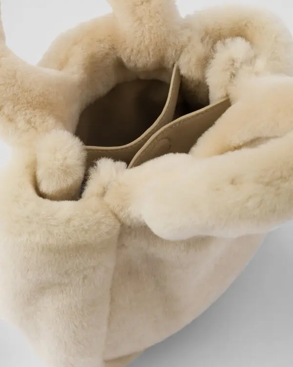 Prada Shearling Handbag