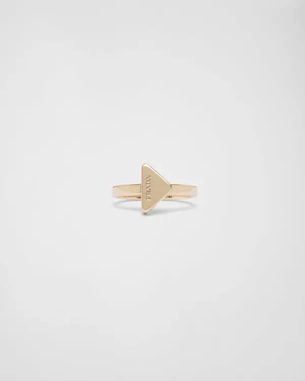 Prada Metal Ring - Gold