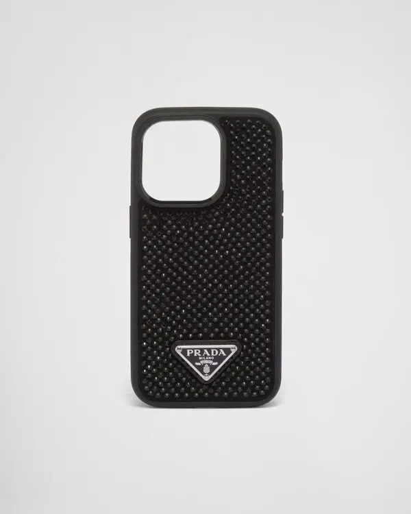 Prada Cover For Iphone 14 Pro Max - Black | Editorialist
