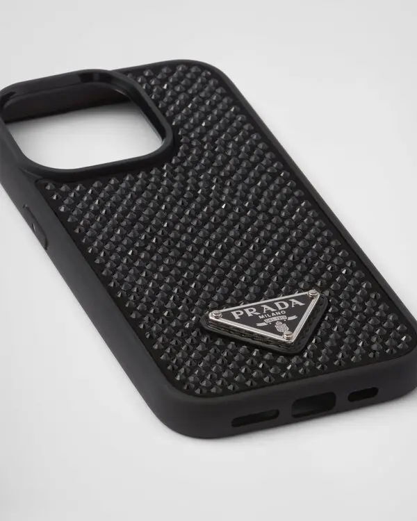 Prada Cover For Iphone 14 Pro Max - Black | Editorialist