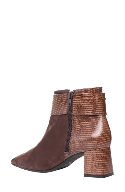 Ron White Lana Weatherproof Buckle Bootie - Chocolate