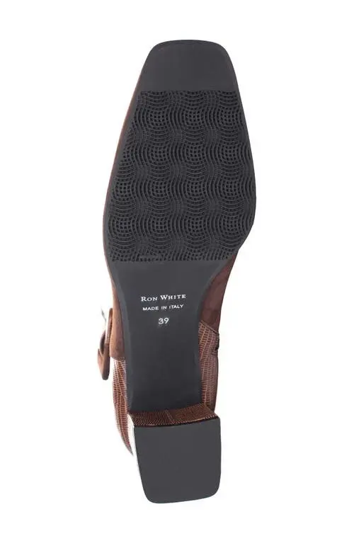 Ron White Lana Weatherproof Buckle Bootie - Chocolate