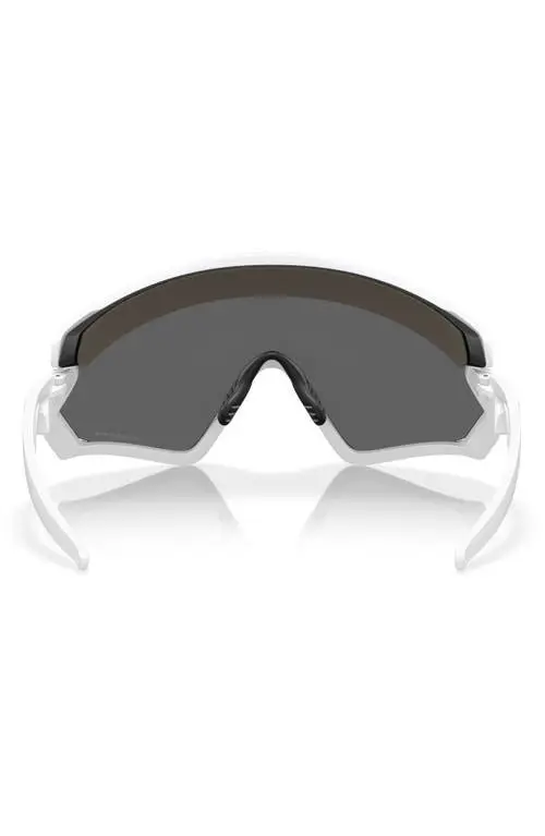 Oakley Wind Jacket 2.0 Shield Sunglasses - White | Editorialist