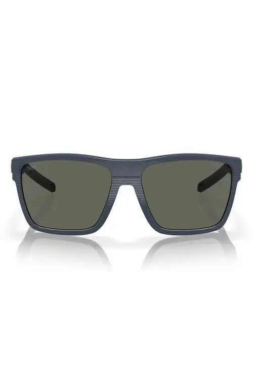 COSTA DEL MAR Pargo Polarized Square Sunglasses - Grey