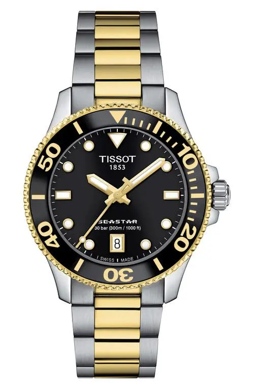 TISSOT Seastar 1000 Bracelet Watch - Black