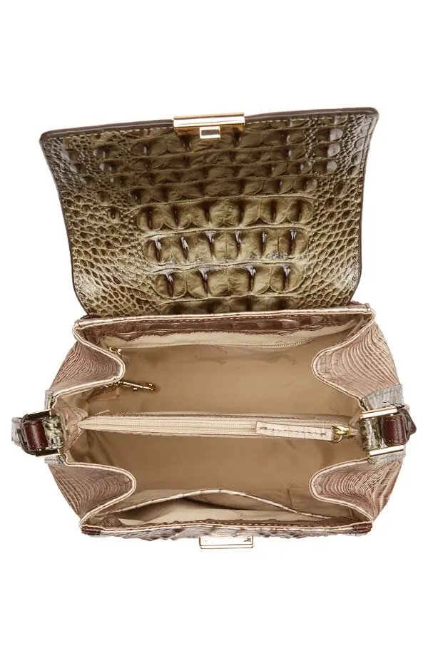 Brahmin Margo Croc Embossed Leather Crossbody Bag