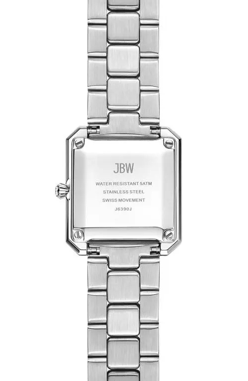 JBW Arc Lab-created Diamond Bracelet Watch - Stainless Steel