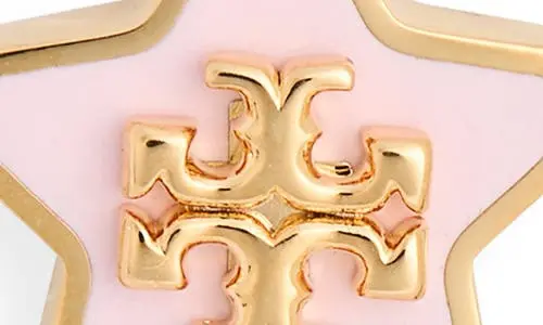 Tory Burch Kira Star Stud Earrings - Tory Gold/pink Snow