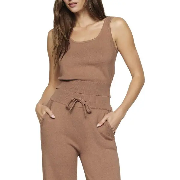 Eberjey Sweater Knit Tank - Hazelnut