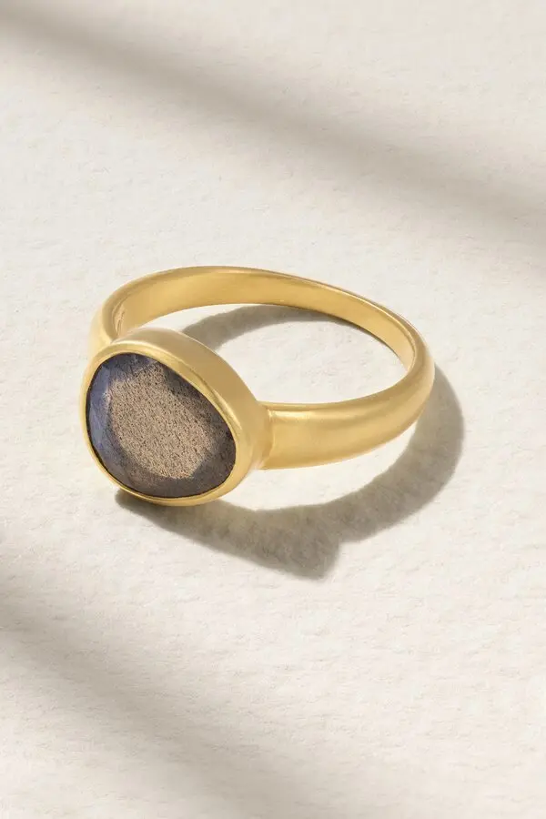 PIPPA SMALL 18-karat Labradorite Ring
