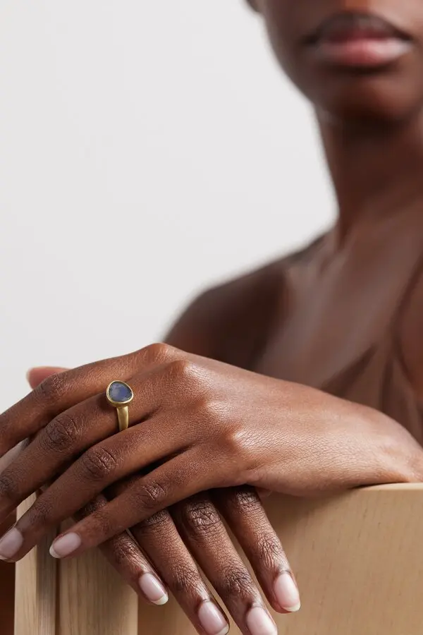 PIPPA SMALL 18-karat Labradorite Ring