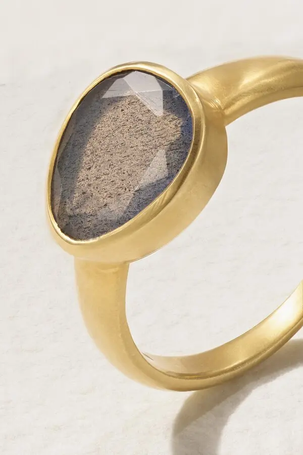 PIPPA SMALL 18-karat Labradorite Ring