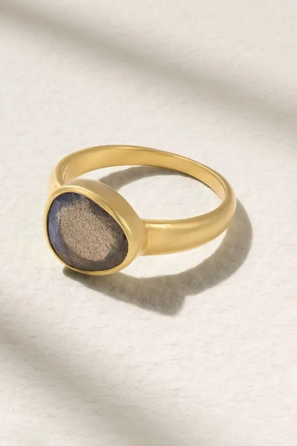 PIPPA SMALL 18-karat Labradorite Ring