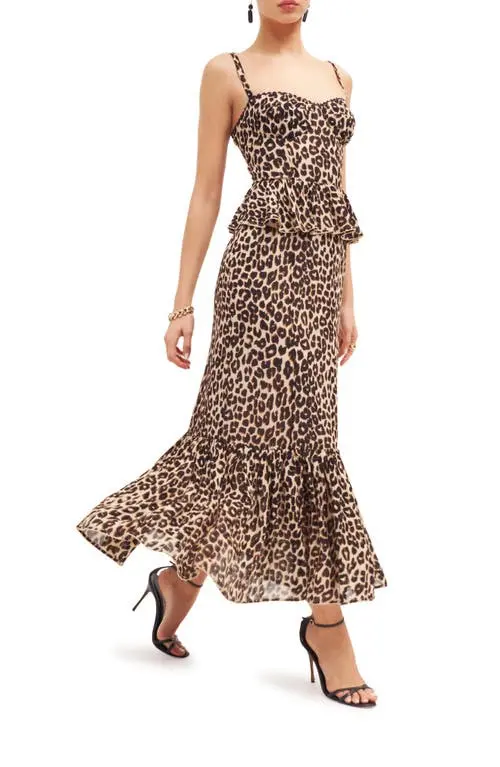 reformation pink leopard dress REFORMATION Pink Leopard Vivette Mini Dress - Small